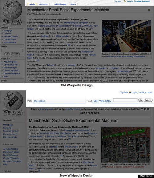 Wikipedia Page Layout
