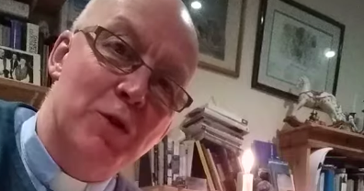 English Priest Is On Fire In First Online Worship Service. Literally ...