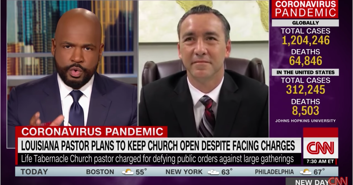 CNN Host To Pastor: How Is It 'Pro-Life' To Pack People Into Church ...