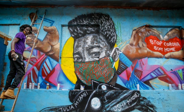 Street Artists Take On Coronavirus Pandemic With Powerful, Poignant And ...