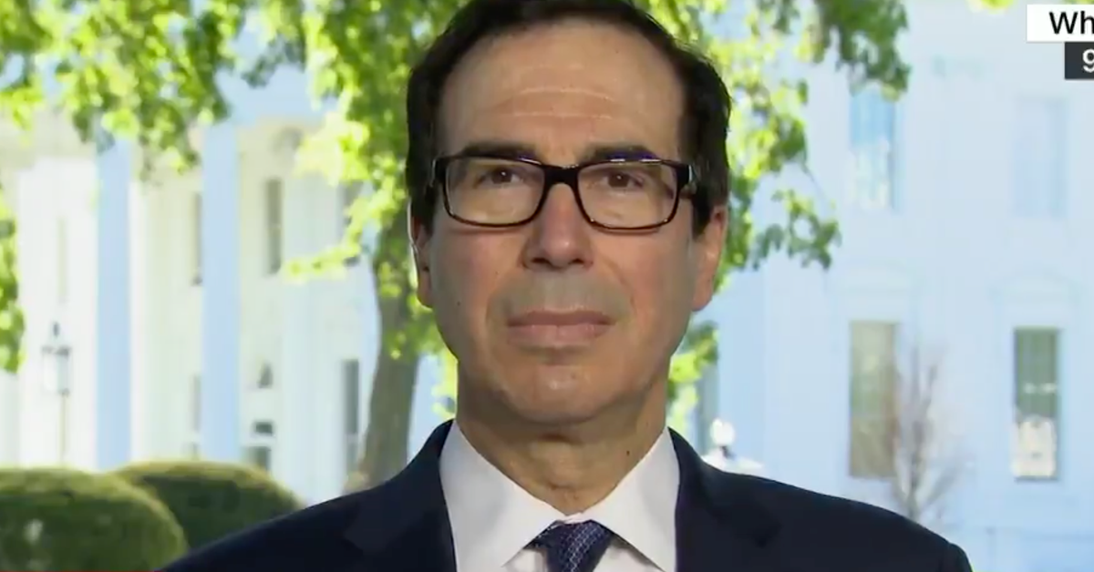 Deal On Small Business Loan Package Expected This Week Mnuchin Says