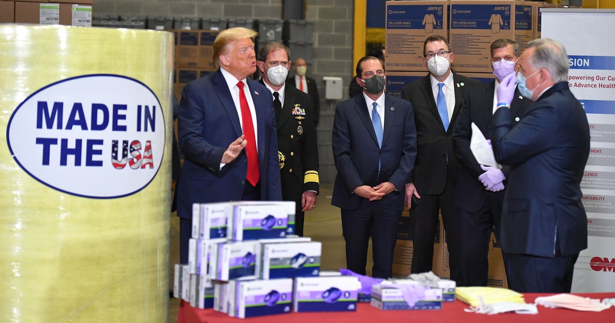 Donald Trump Refuses To Wear Mask At Mask Supplier, Suggests Testing Is ...