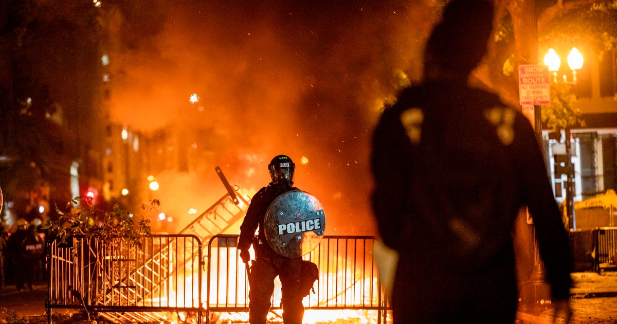 Buildings Set On Fire Near White House As George Floyd Protests ...