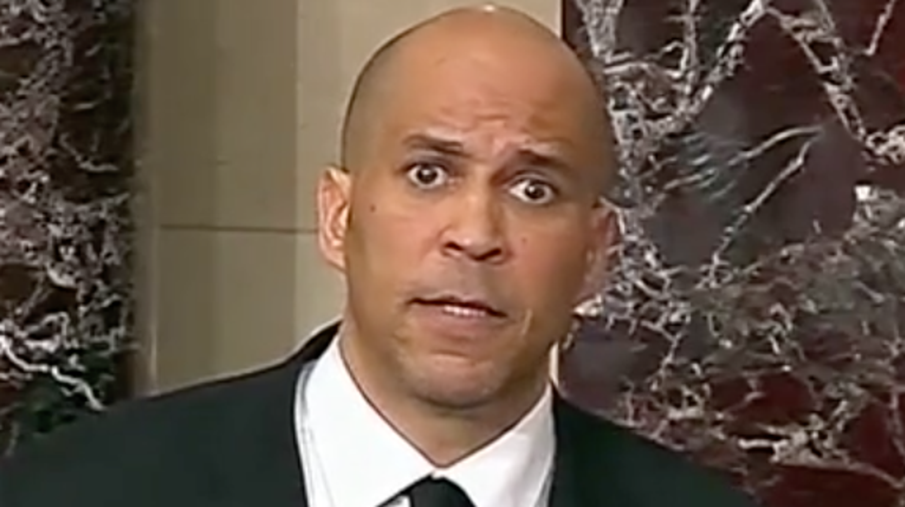 Cory Booker Asks A Pointed Question Over And Over In Senate Speech