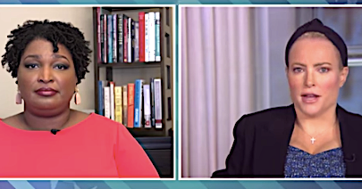 Stacey Abrams Schools Meghan McCain On Authoritarian Trump, Georgia ...