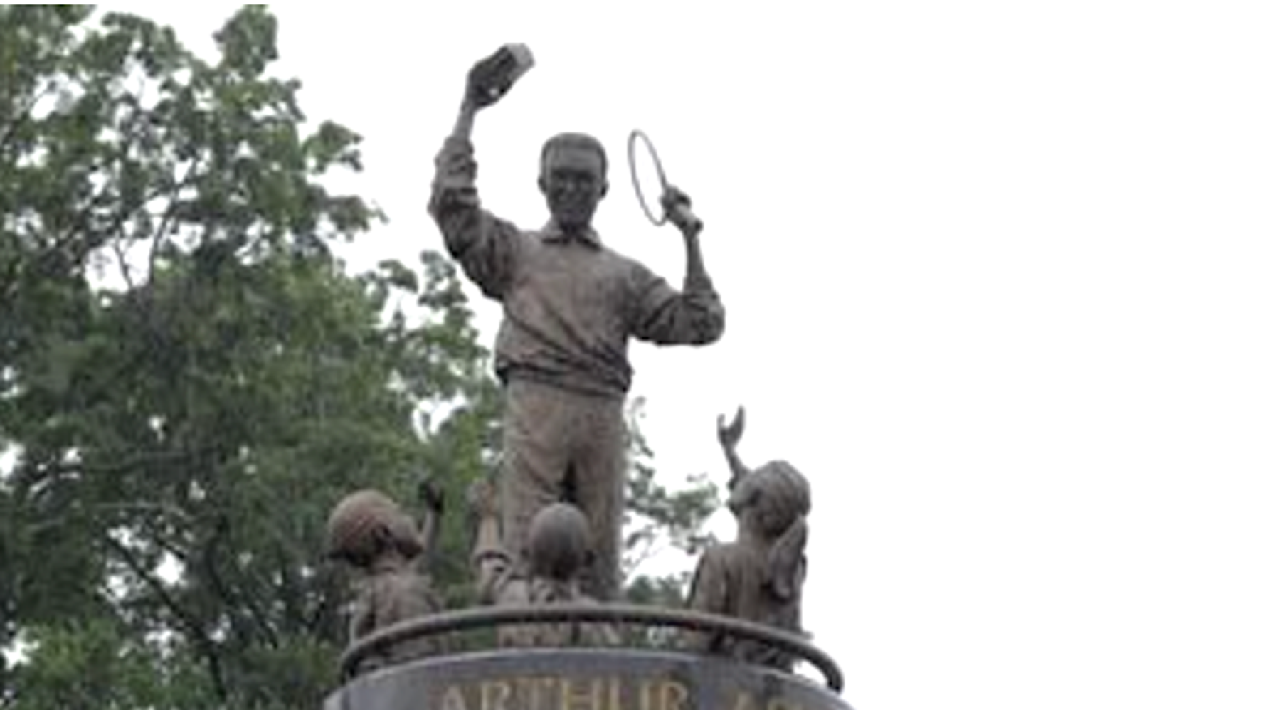 Arthur Ashe Statue Defaced With 'White Lives Matter' Graffiti ...