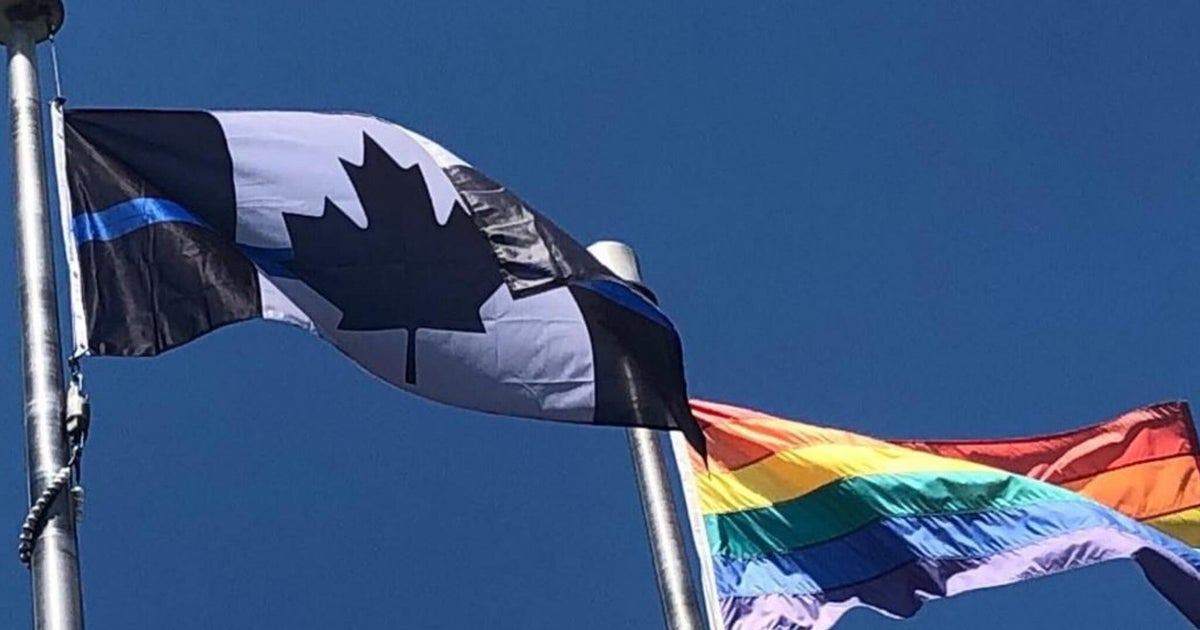 Ontario Police Union Flies Controversial Flag Tied To Blue Lives Matter ...