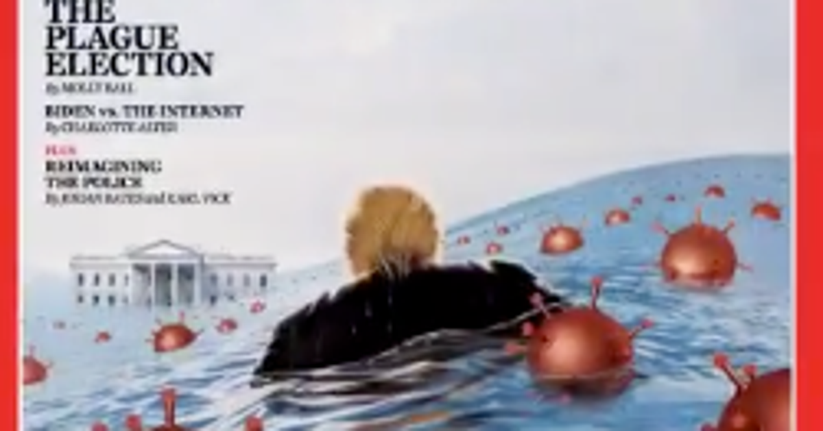 Time Dumps Donald Trump Into A Sea Of Surging Coronavirus For New ...