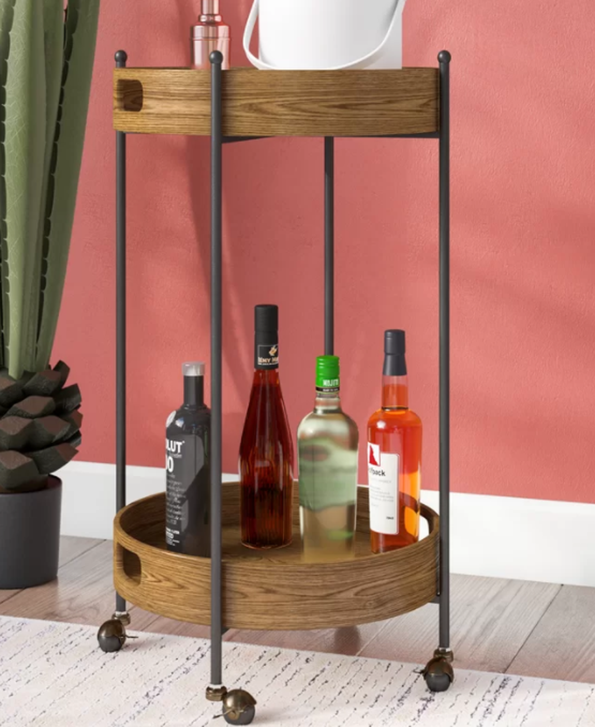 Beautiful Mini Bar Carts For Small Spaces And Every Budget | HuffPost Life