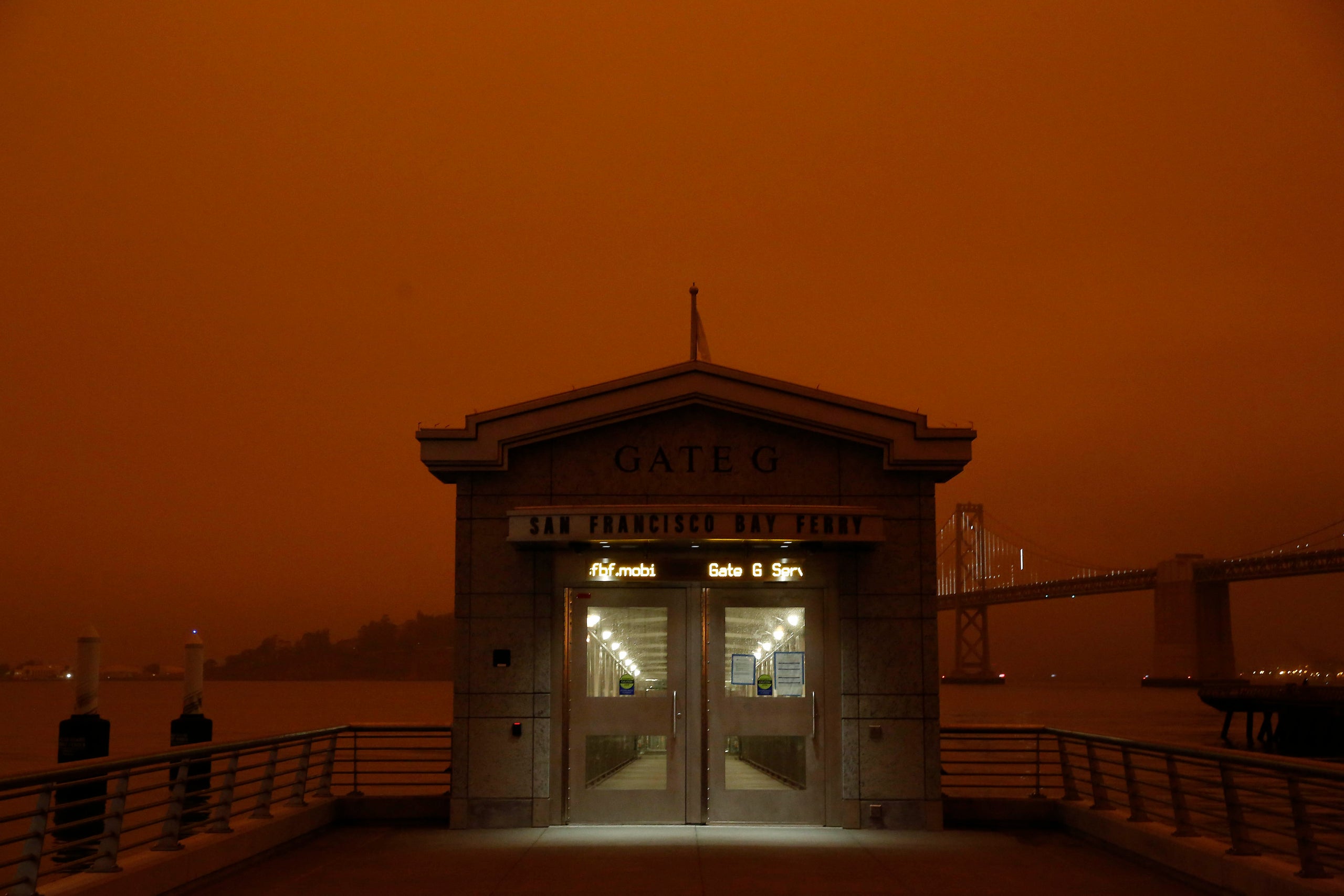 Apocalyptic Orange Haze And Darkness Blanket California Amid Fires ...