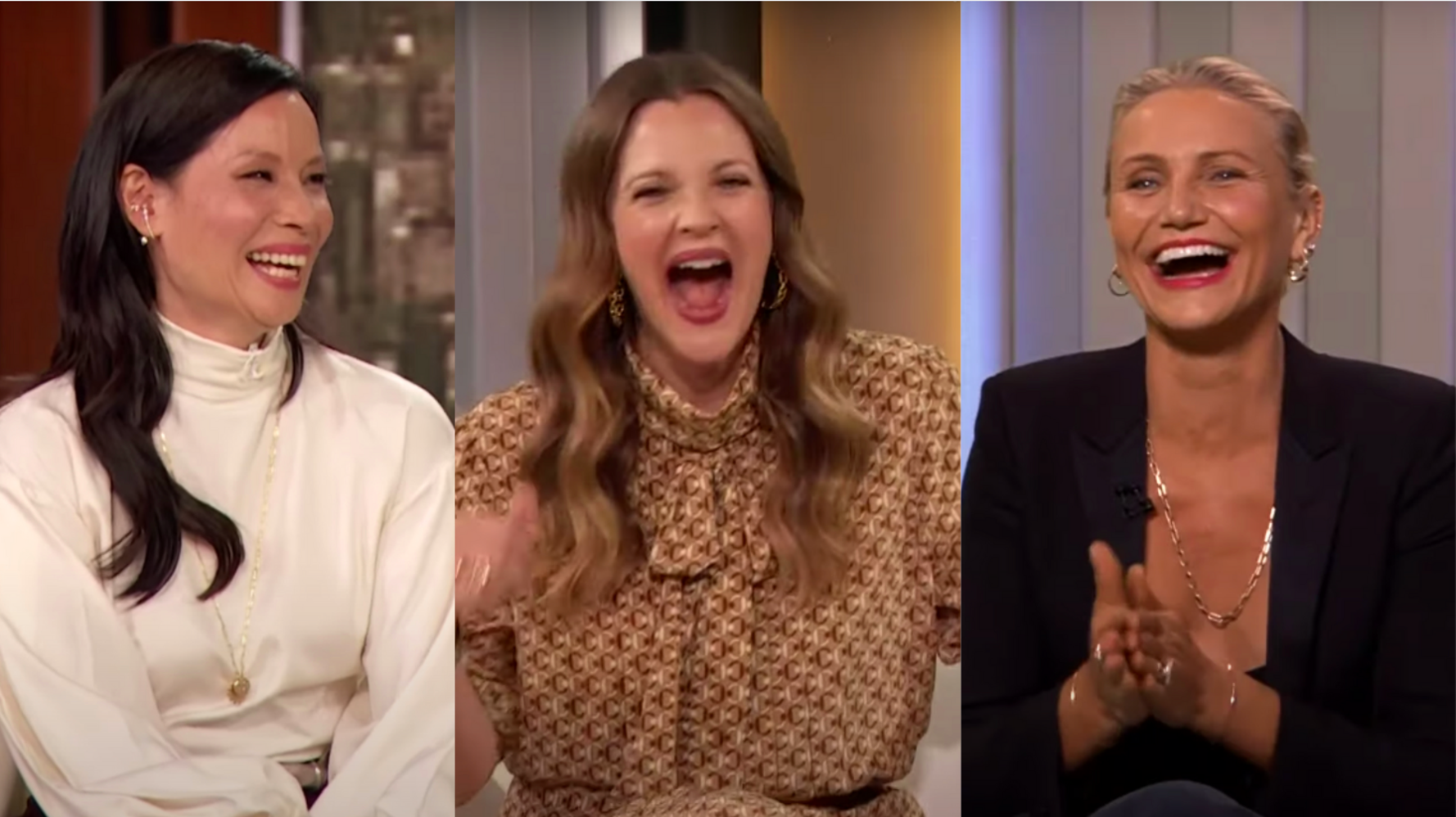 'Charlie's Angels' Reunion Brings Drew Barrymore, Lucy Liu And Cameron ...