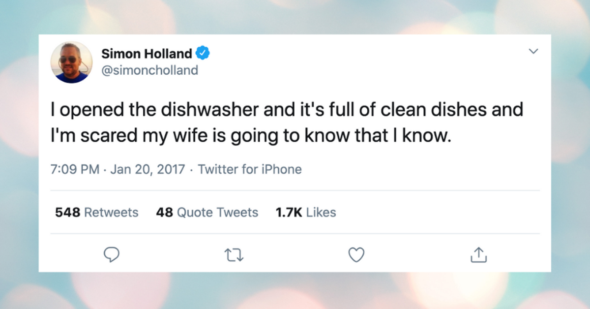 32 Funny Tweets About Cleaning That Married People Will Understand ...