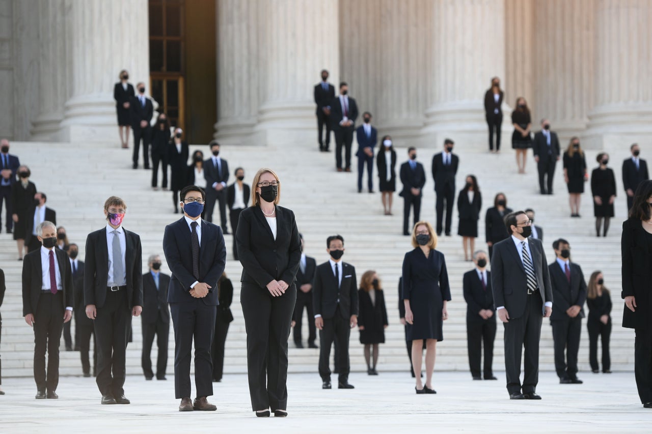 Touching Scenes From Ruth Bader Ginsburg's Memorial Ceremony | HuffPost ...