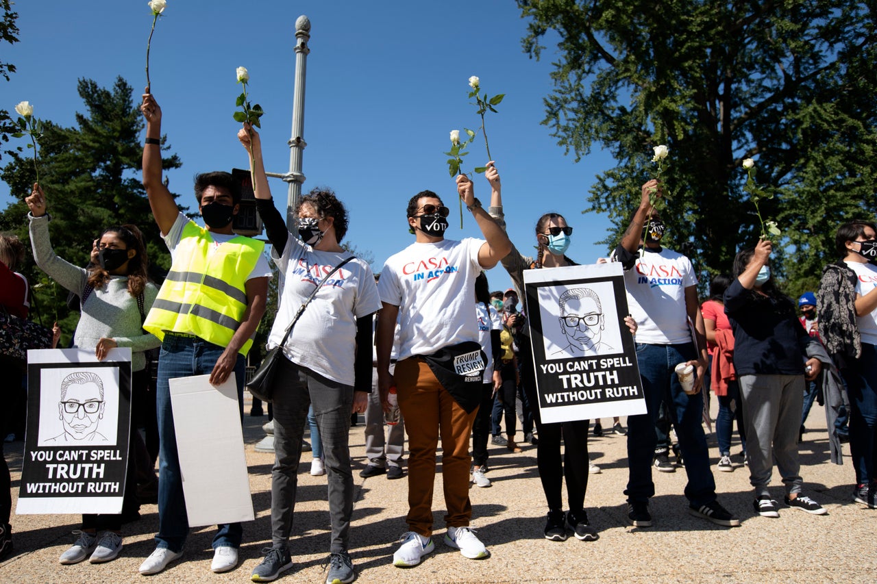 Touching Scenes From Ruth Bader Ginsburg's Memorial Ceremony | HuffPost ...