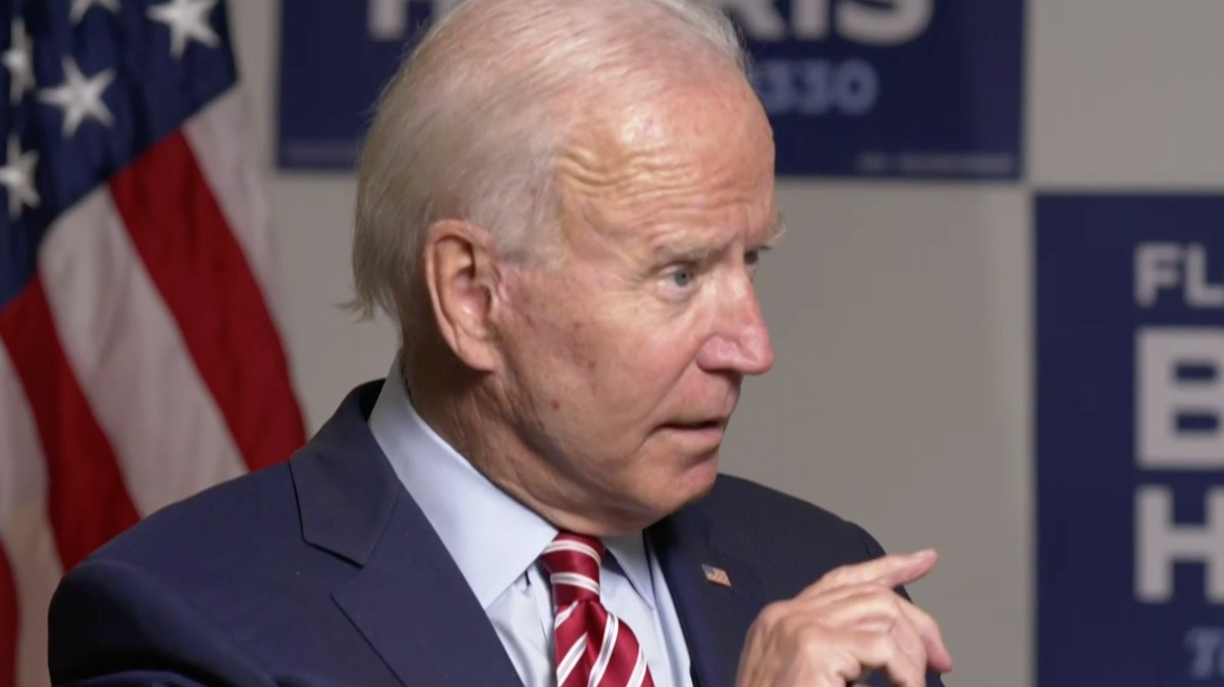 Trump Campaign Amplifies Video Falsely Claiming Biden Used Teleprompter ...