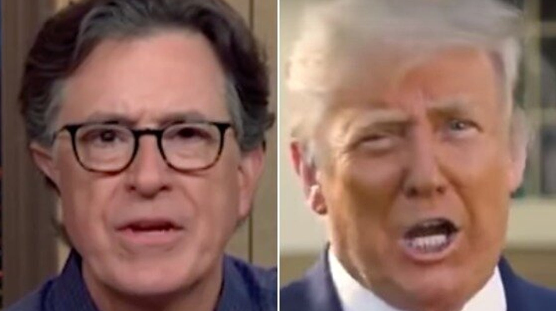 Colbert Gets Awkward Coronavirus Confession From Trump In Fake Zoom ...