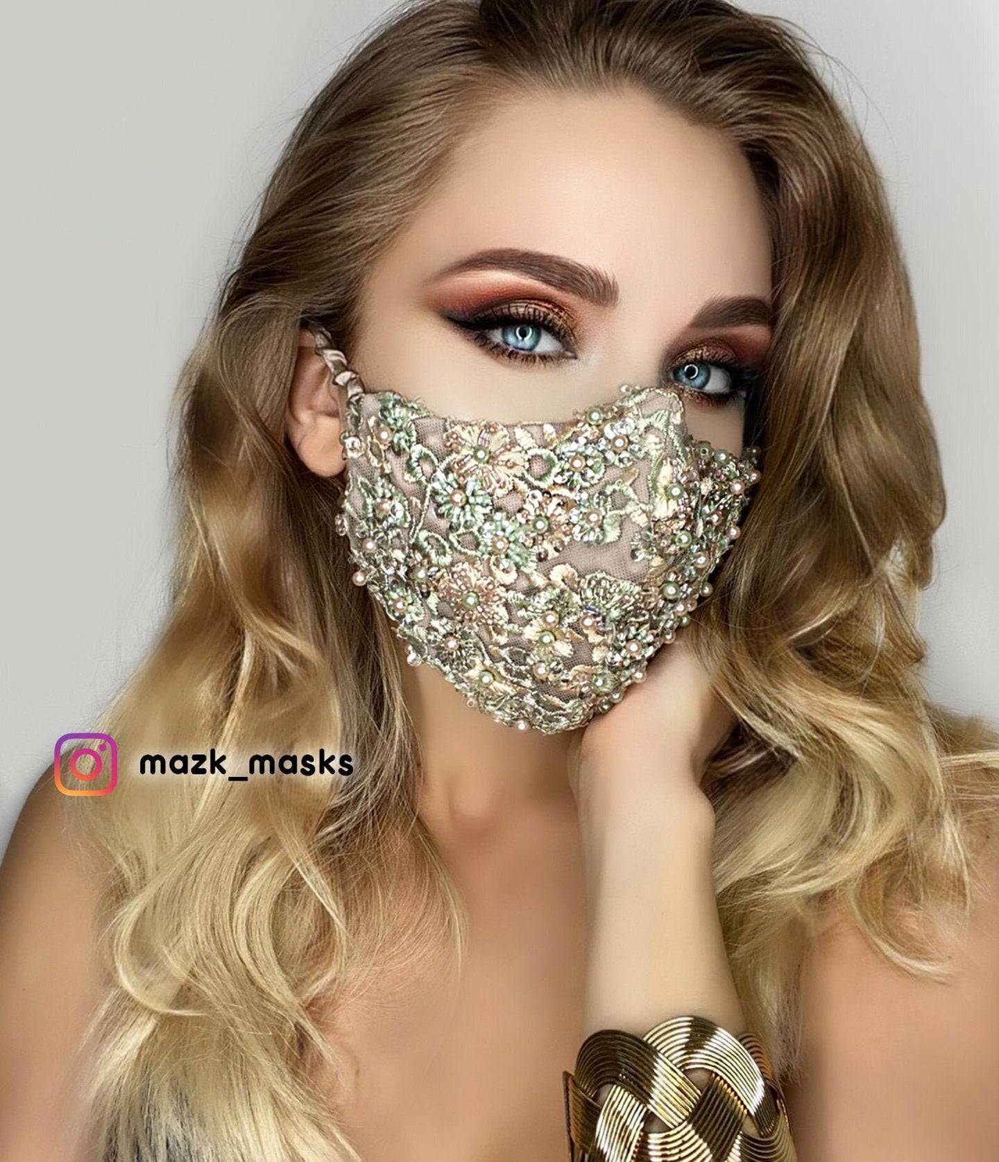 10 Beautiful Wedding Face Masks For Brides To Wear On Their Big Day ...
