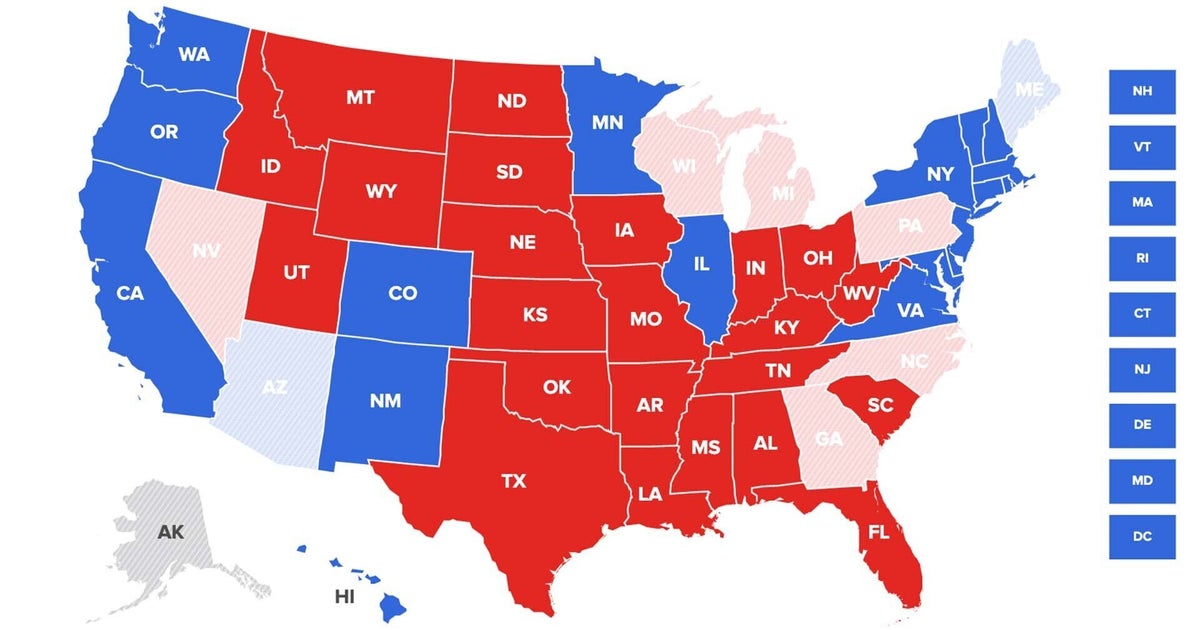 2020 Presidential Election Is A Nail-Biter As Key States Still Counting ...