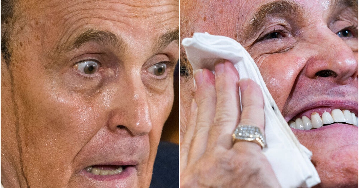 Rudy Giuliani's Face Oozed On Live TV And Twitter Went Into Meltdown ...