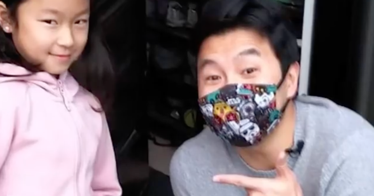 Simu Liu Surprises Widowed Toronto Dad And Kids At Home | HuffPost Parents