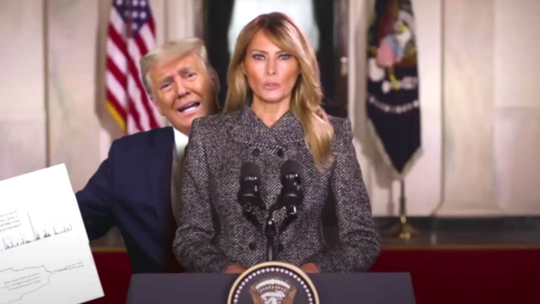 Donald Trump 'Hijacks' Melania's Trump's Goodbye Message | HuffPost UK ...