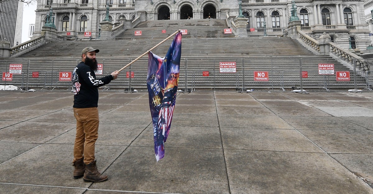 World's Saddest Trump Rally Draws Lone Protester: 'Kind Of By Myself ...