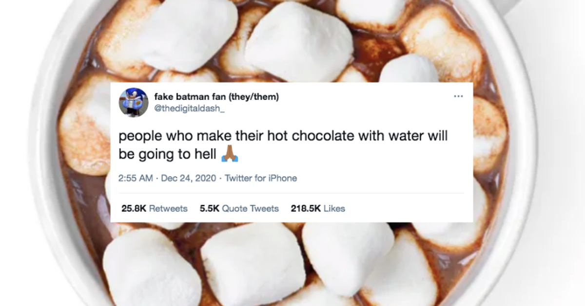 32 Relatable Tweets For Hot Chocolate Lovers | HuffPost Life