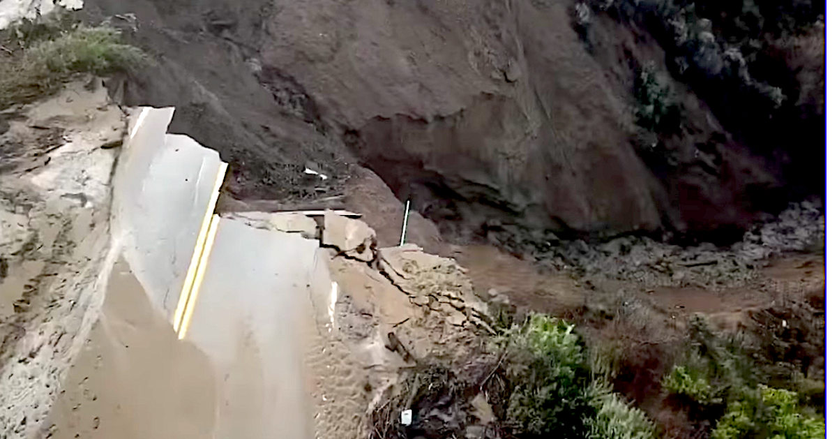 Video Reveals Collapsed Section Of Highway 1 Near Big Sur | HuffPost Impact