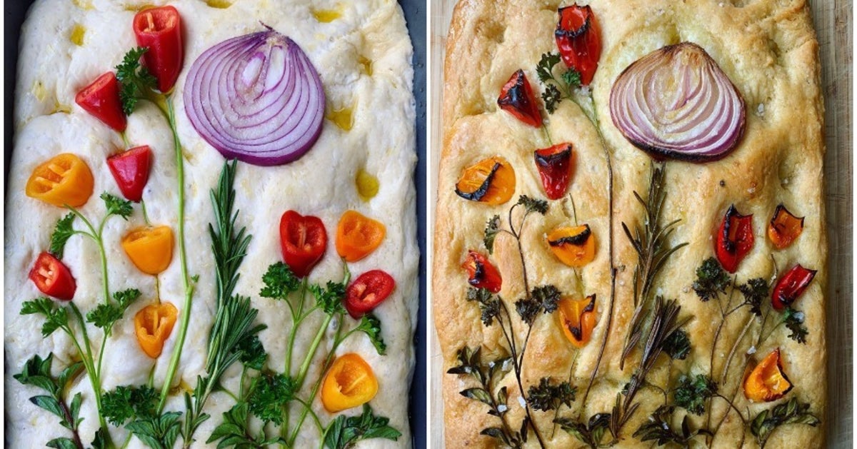 How To Make The Latest Bread Trend: Spring Focaccia Gardens | HuffPost ...