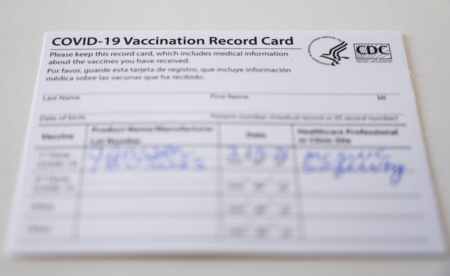 COVID-19 Vaccine Card: What You Need To Know | HuffPost Life
