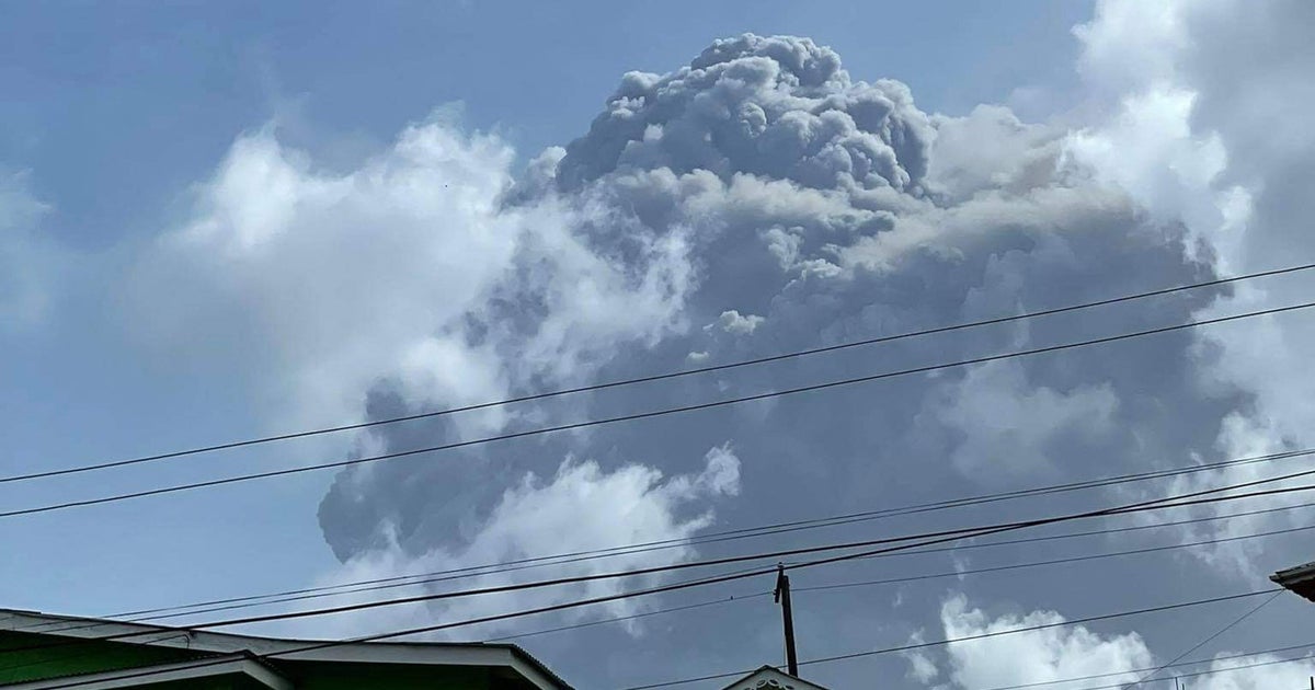 Thousands Evacuated From Caribbean Island After Volcanic Eruption ...