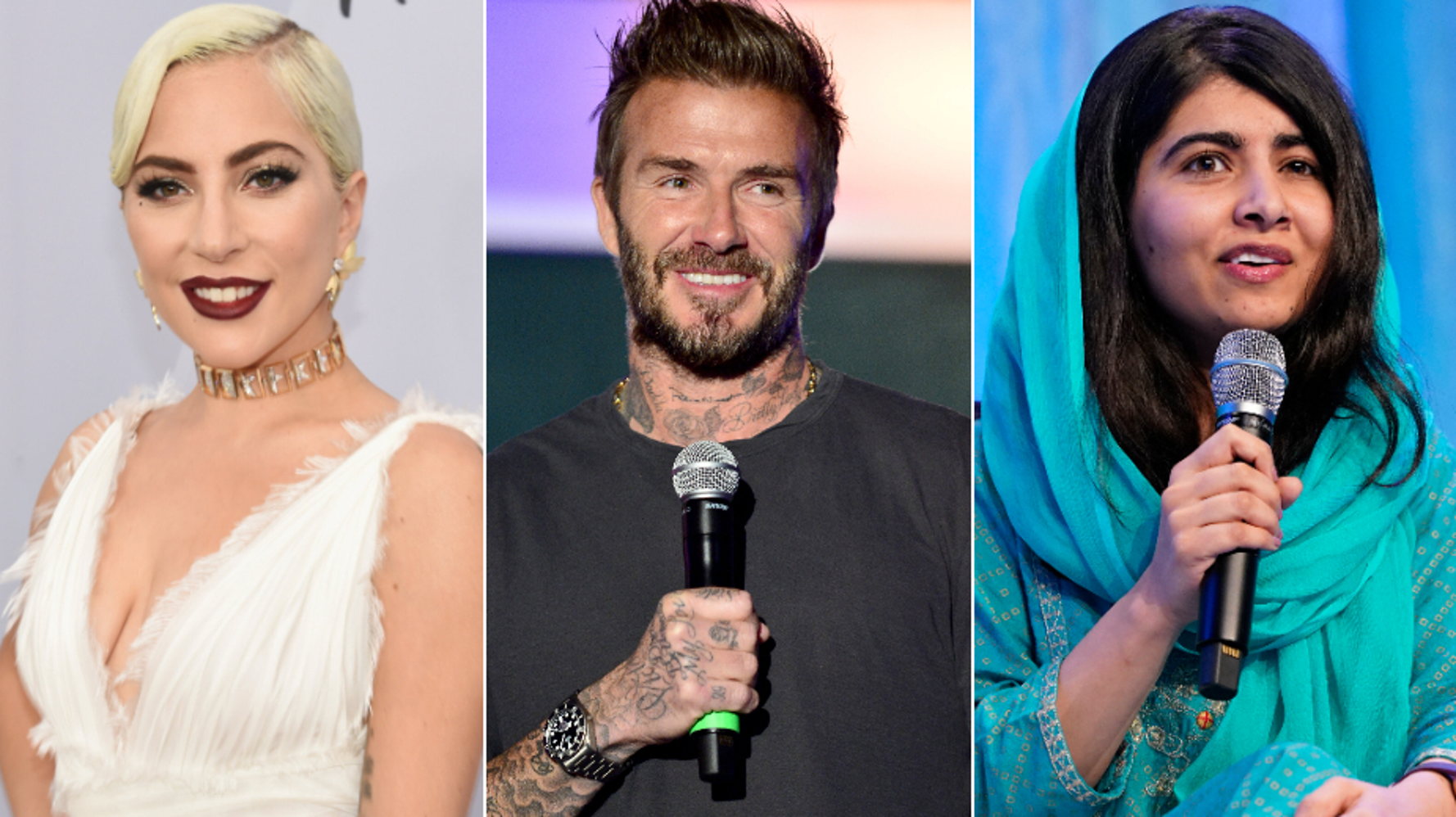 Malala Yousafzai With David Beckham