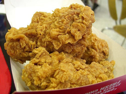 Kfc Chicken Alive A Plastic Statue Of Colonel Sanders Is Stored At The