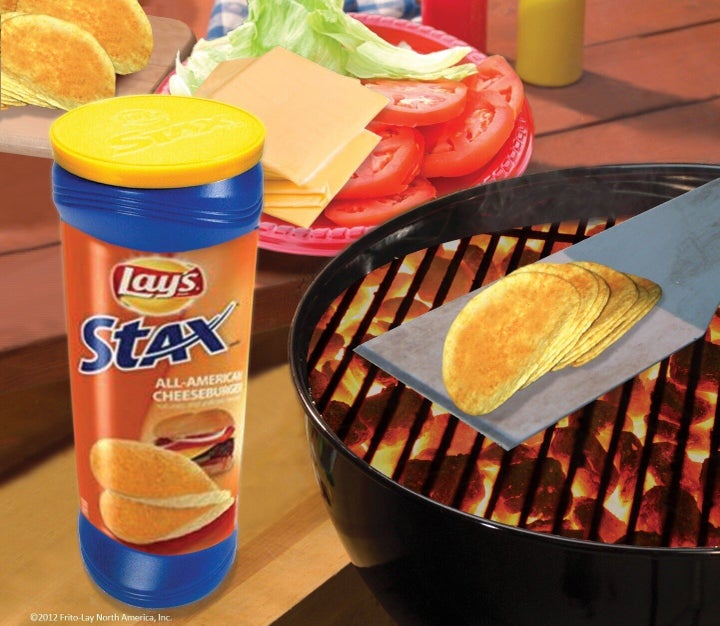 New Lay's Cheeseburger Potato Chips Are Weirdly Good | HuffPost Life