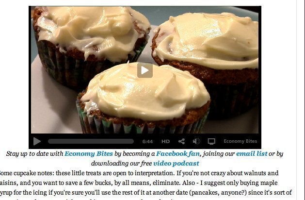 Recession Recipe: Cara's Carrot Cupcakes | HuffPost Life