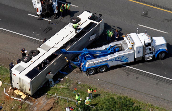 Virginia Bus Crash on I-95 Kills 4, Leaves Over 50 Injured | HuffPost ...