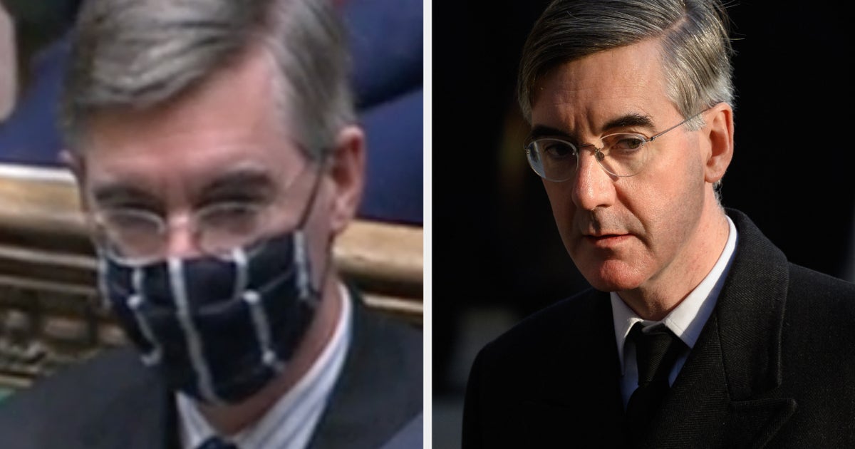 Jacob Rees-Mogg Shocks Everyone By Actually Wearing A Mask During PMQs ...