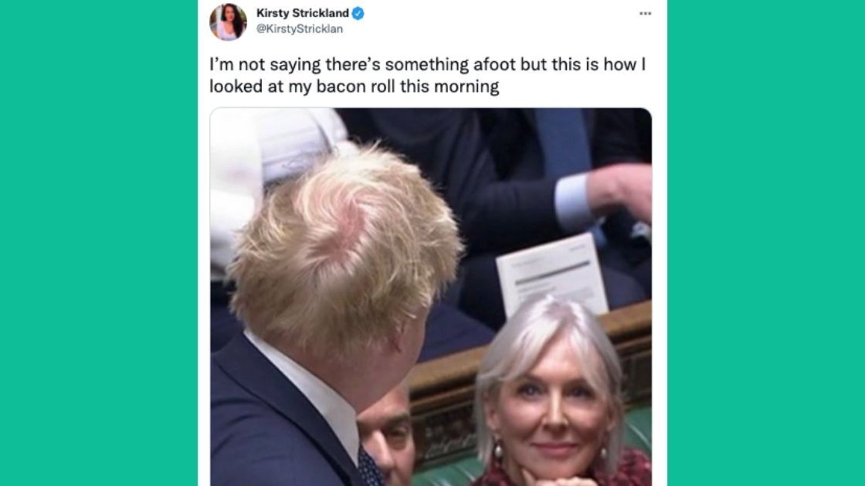 Nadine Dorries Was Caught Gazing At Boris Johnson And A New Meme Was ...
