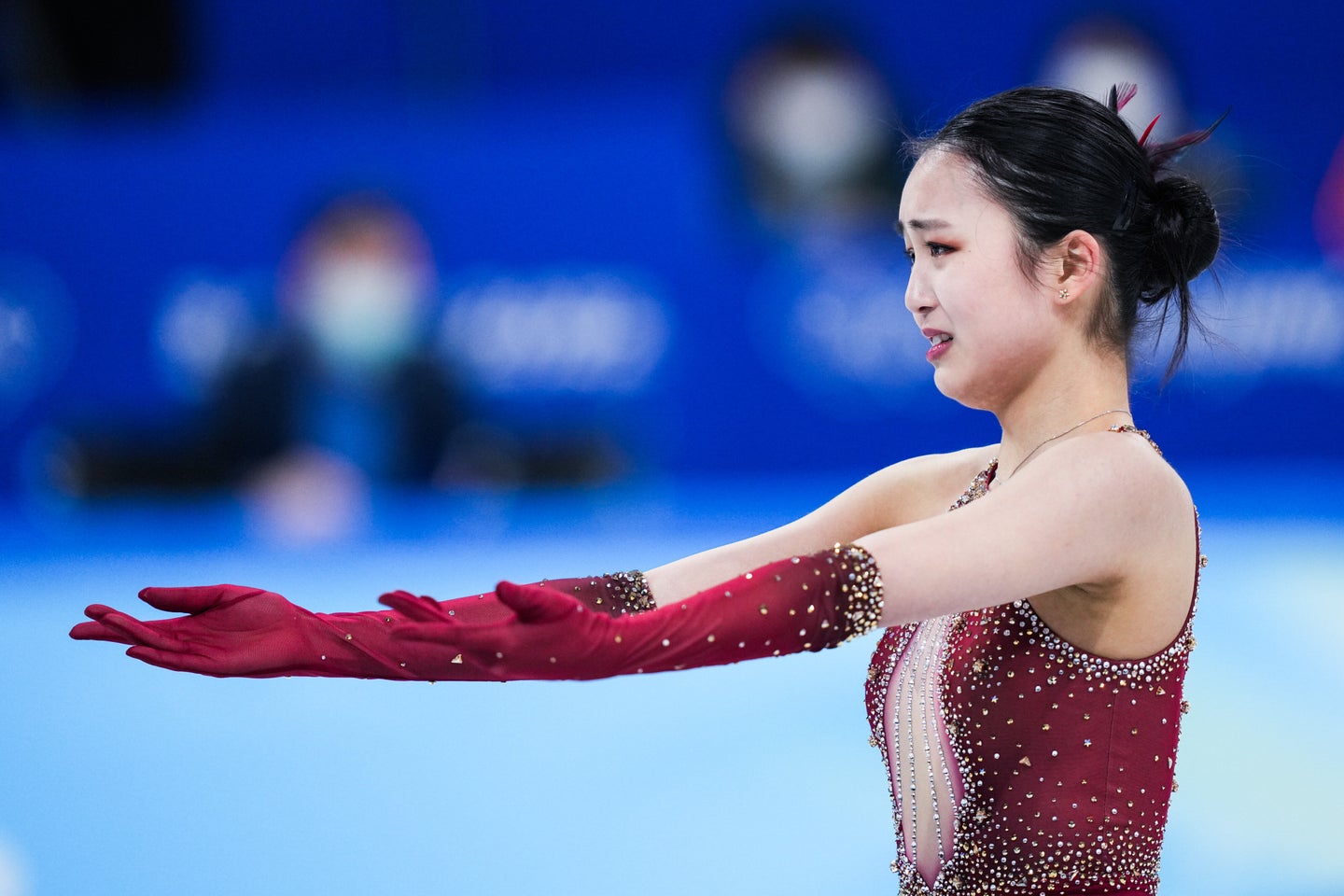 U.S.-Born Figure Skater Zhu Yi Under Attack After She Falls In Olympic ...