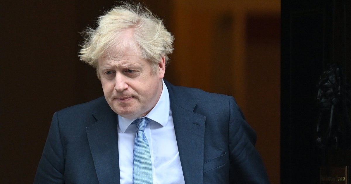 Photo Reveals Boris Johnson At Champagne And Tinsel 'Partygate' Event ...