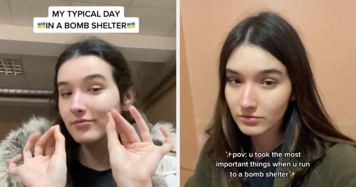 Ukrainian TikToker Shows Stark Reality Of Life In A Bomb Shelter ...