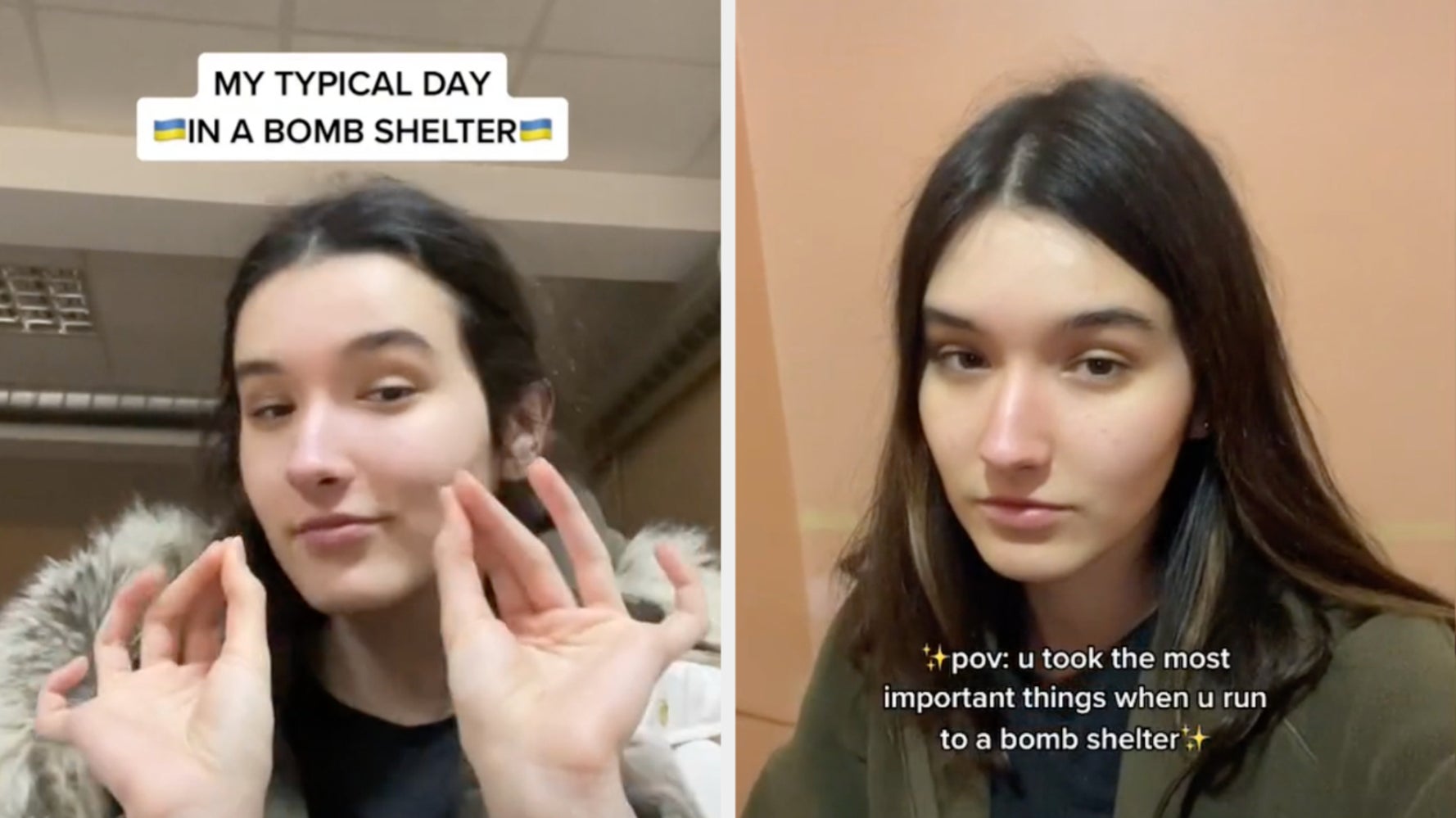 Ukrainian TikToker Shows Stark Reality Of Life In A Bomb Shelter ...