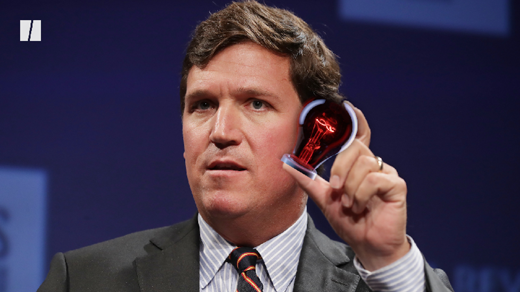 Tucker Touts Testicle Tanning! | HuffPost UK Videos