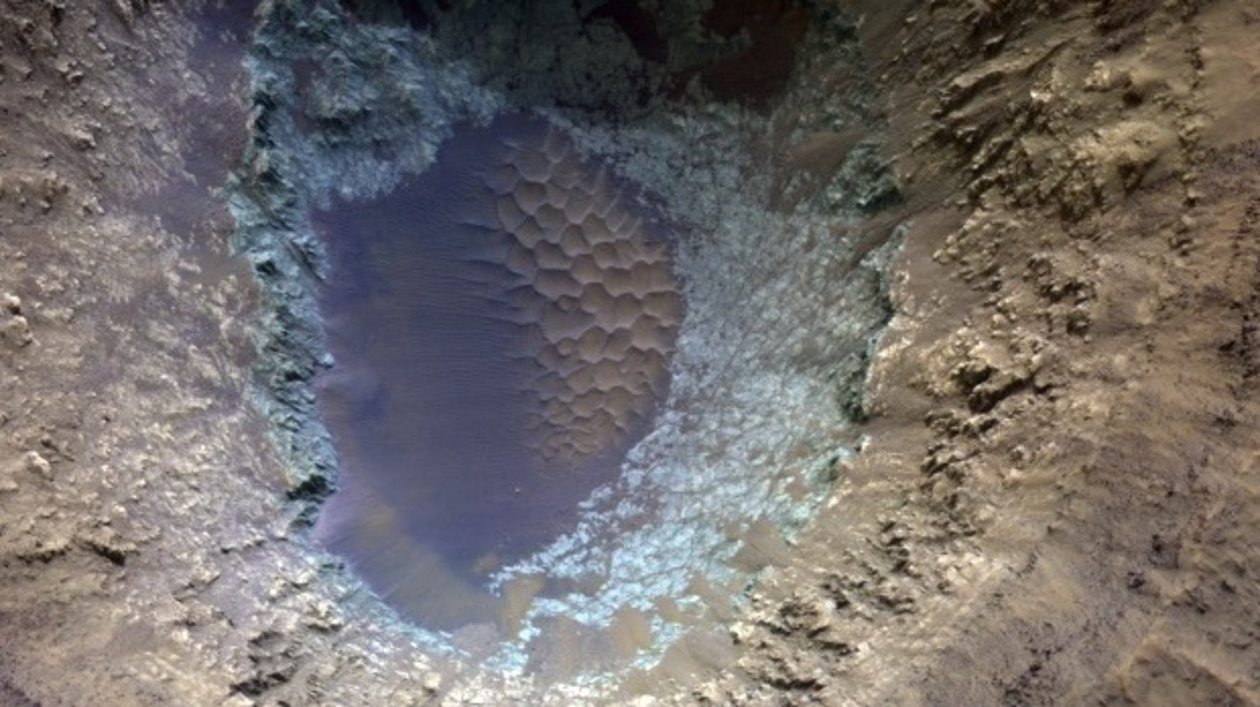 Stunning New 8K Footage Shows Mars Crater Like Never Before | HuffPost ...