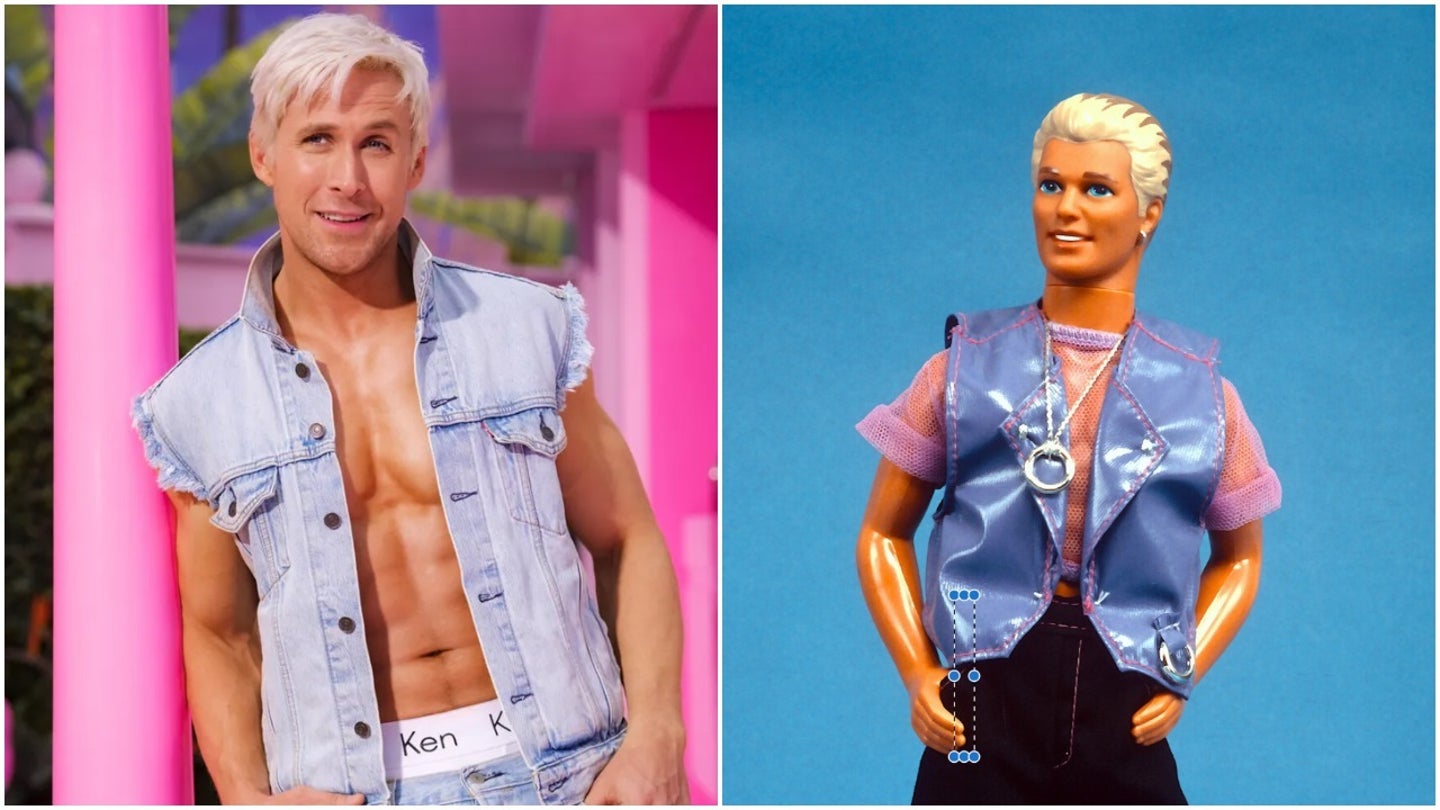 Ryan Gosling's Version Of Ken Is Giving Off Serious 'Earring Magic Ken ...