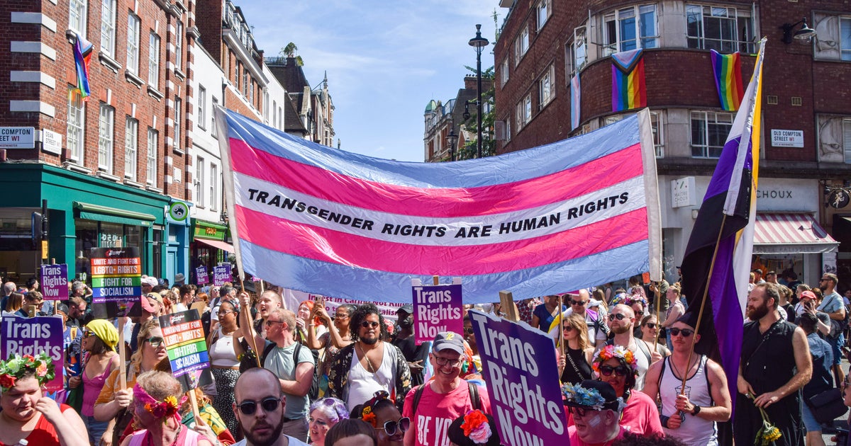 London Trans Pride: Thousands March After 'Actively Damaging Year' For ...