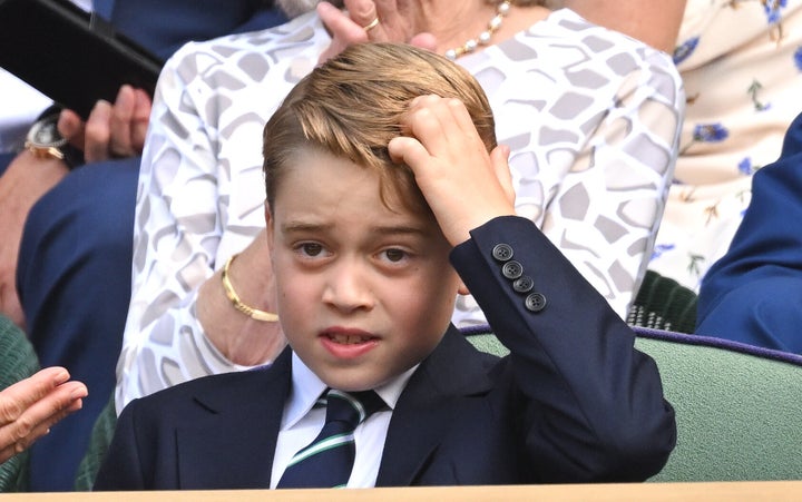 Prince George Shows Off A Wide Variety Of Expressions At Wimbledon ...