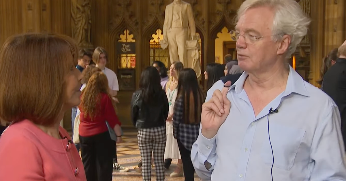 David Davis Looks Intensely Relaxed During Sky News Interview ...