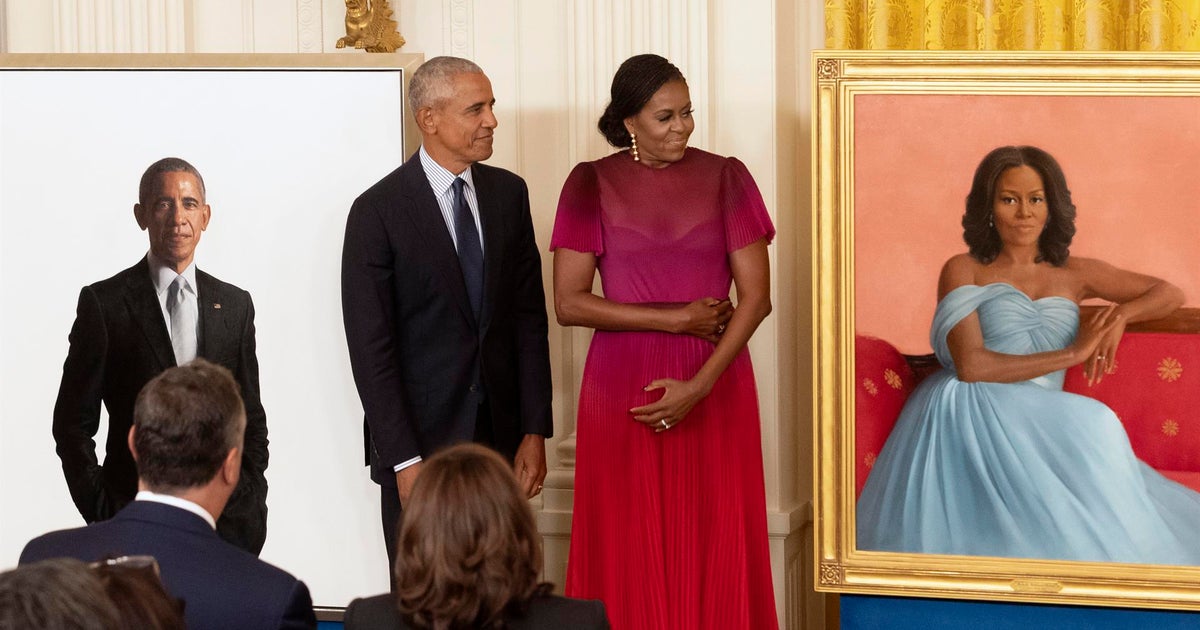Barack y Michelle Obama vuelven a la Casa Blanca para descubrir sus retratos oficiales ...