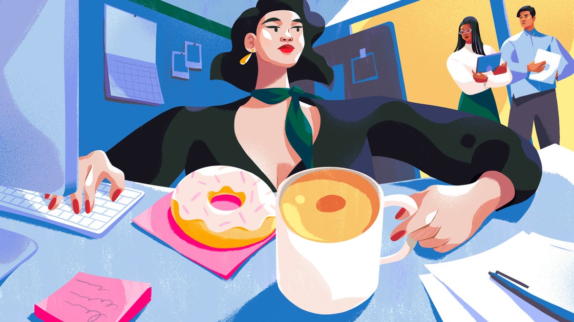 What To Say When You Catch A Colleague Staring At Your Chest | HuffPost ...